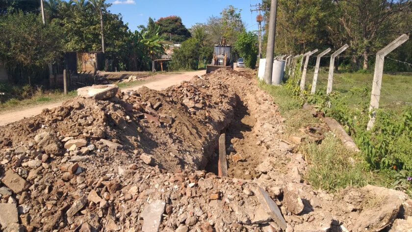 SAAE inicia obra para implantação de rede de água e esgoto na rua ...