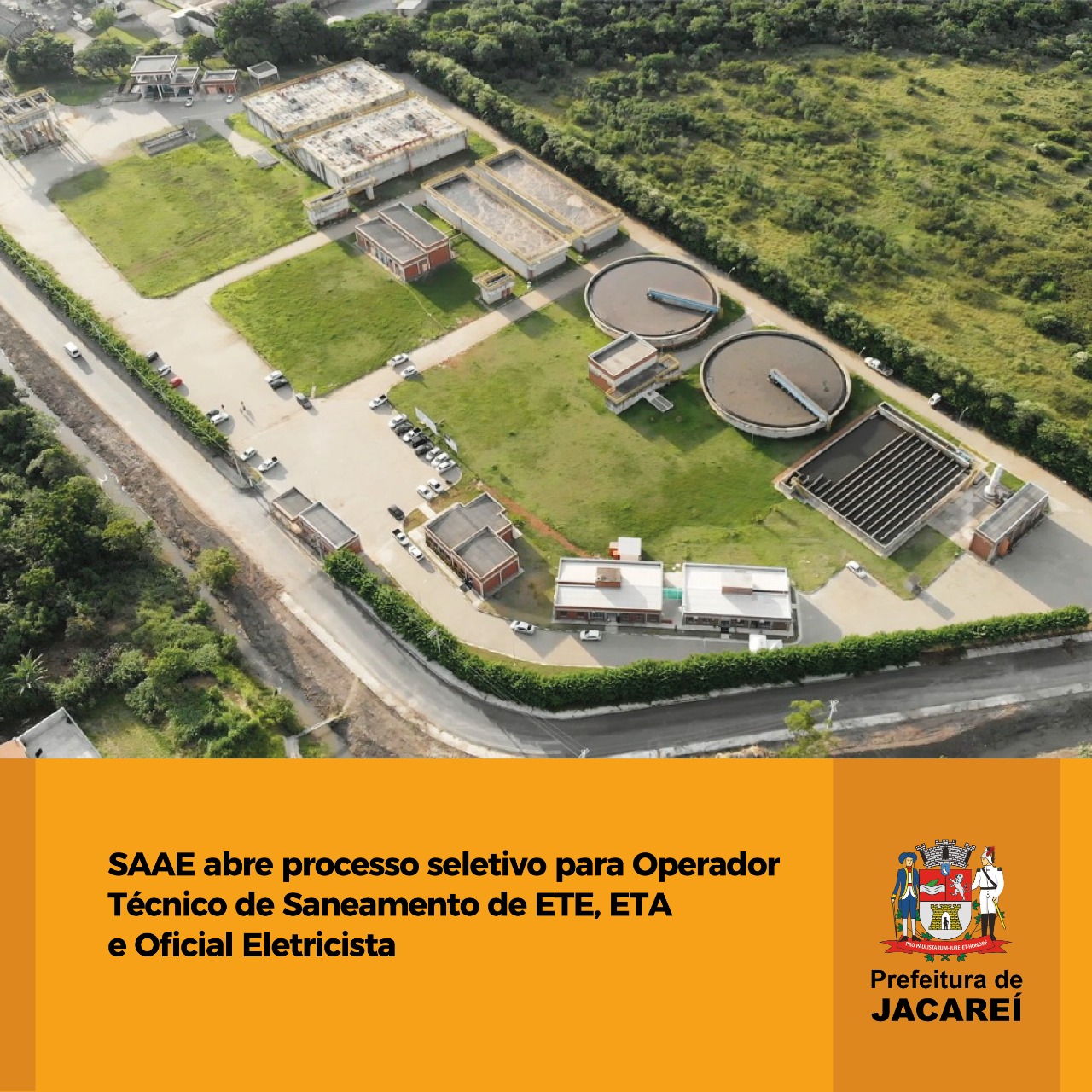 SAAE abre processo seletivo para Operador Técnico de Saneamento de ETE ...